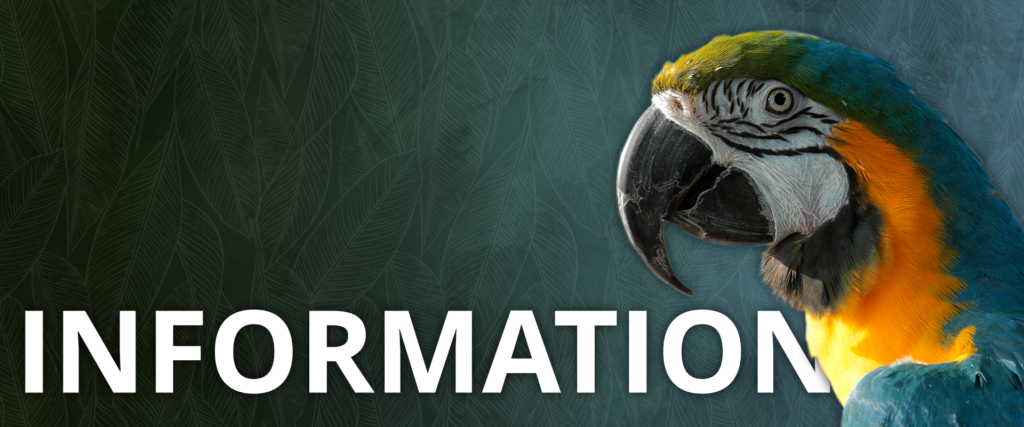 Information Index - Greyhaven Exotic Bird Sanctuary
